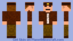 Indiana Jones Skin Minecraft Skin