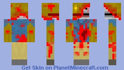 Infected #2 - Civil with a T-shirt Minecraft Skin
