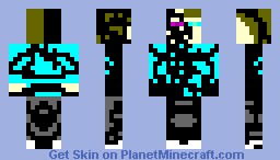 ender infected guy Minecraft Skin