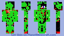 Infected Guy Minecraft Skin