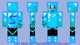 blue guy Minecraft Skin