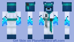 Inverted B3AR Blue Minecraft Skin
