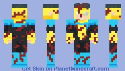Invincible damaged suit Minecraft Skin