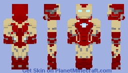 Iron Man Mk 85 Minecraft Skin
