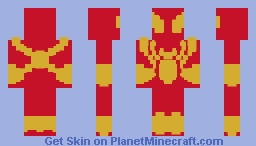 Iron Spider-Man Minecraft Skin