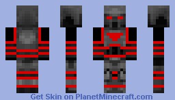 red iron warrior Minecraft Skin