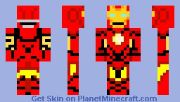 Iron Man Minecraft Skin