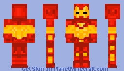 Iron Man Modular Armor (Model 13) Minecraft Skin