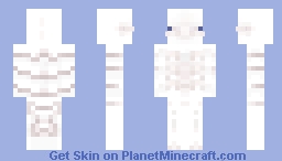 White isopod Minecraft Skin