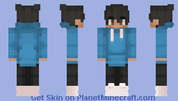 Classic Blue Shirt Boy Minecraft Skin