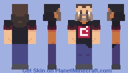 Coding! 💥💥💥 - Jack Black Dev Steve Minecraft Skin