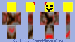 the robotic-ish skin with rust Minecraft Skin