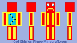 ÅKE HAS THE POWA!! Minecraft Skin