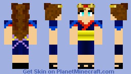 japanease warrior princess Minecraft Skin