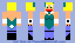 dragon warrior III jester female Minecraft Skin