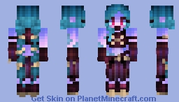 Jinx (Arcane) Minecraft Skin