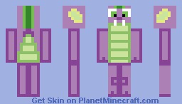 Spike in My Little Pony Minecraft Skin