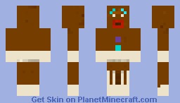 smooth ginger bread man Minecraft Skin