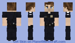 Squid game guard square Minecraft Skin