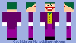 The Joker Minecraft Skin