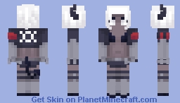 Helltaker - Judgement, the High Prosecutor Minecraft Skin