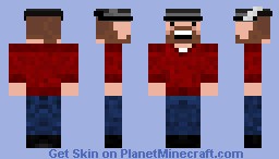 Man With Feather Hat Minecraft Skin