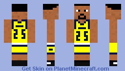 Juwan Howard (MICHIGAN) Minecraft Skin