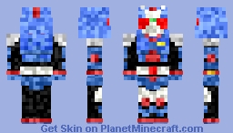 Kamen Rider Black RX BioRider Minecraft Skin