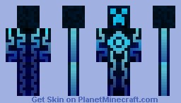 Electro Creeper Minecraft Skin