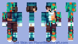 xShatter - Biome Battle Cyan Team Minecraft Skin