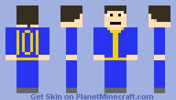 fallout vault boy 1.1 Minecraft Skin
