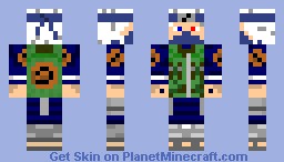Kakashi Hayate by Zierleos Minecraft Skin