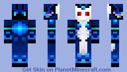 Blue Alien Minecraft Skin