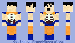 Blasted DBZ Minecraft Skin