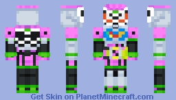 Kamen Rider Genm Proto Action Gamer Level 2 Minecraft Skin
