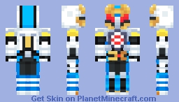 Kamen Rider Ixa Burst Mode Minecraft Skin