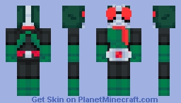 Kamen Rider Old 2 Minecraft Skin