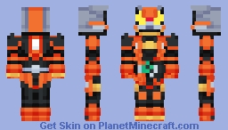 Kamen Rider Tycoon Boost Form Mk II Minecraft Skin