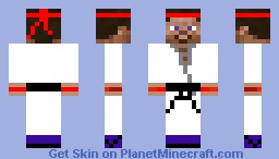 Karate guy Minecraft Skin