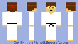 karate guy Minecraft Skin