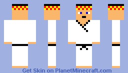 karate guy Minecraft Skin