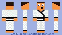 karate man Minecraft Skin