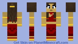 Katara Fire Nation Outfit Minecraft Skin