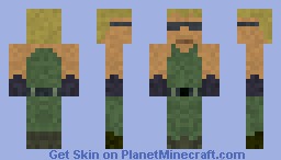 Kazuhira Miller ~ MGS1 Minecraft Skin