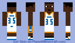 Kevin Durant (THUNDER) Minecraft Skin