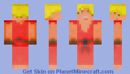 Ken (street fighter) LOOKS BETTER IN PREVIEW! Minecraft Skin