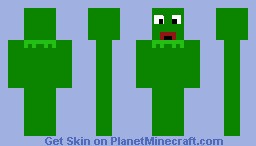 Kermit the frog Minecraft Skin