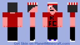 KFC WORKER Minecraft Skin