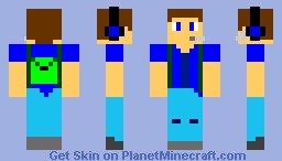 Kid Gamer Minecraft Skin
