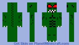 Killer Croc Minecraft Skin
